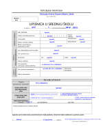 UPISNICA U SREDNJU ŠKOLU - Gimnazija AGM